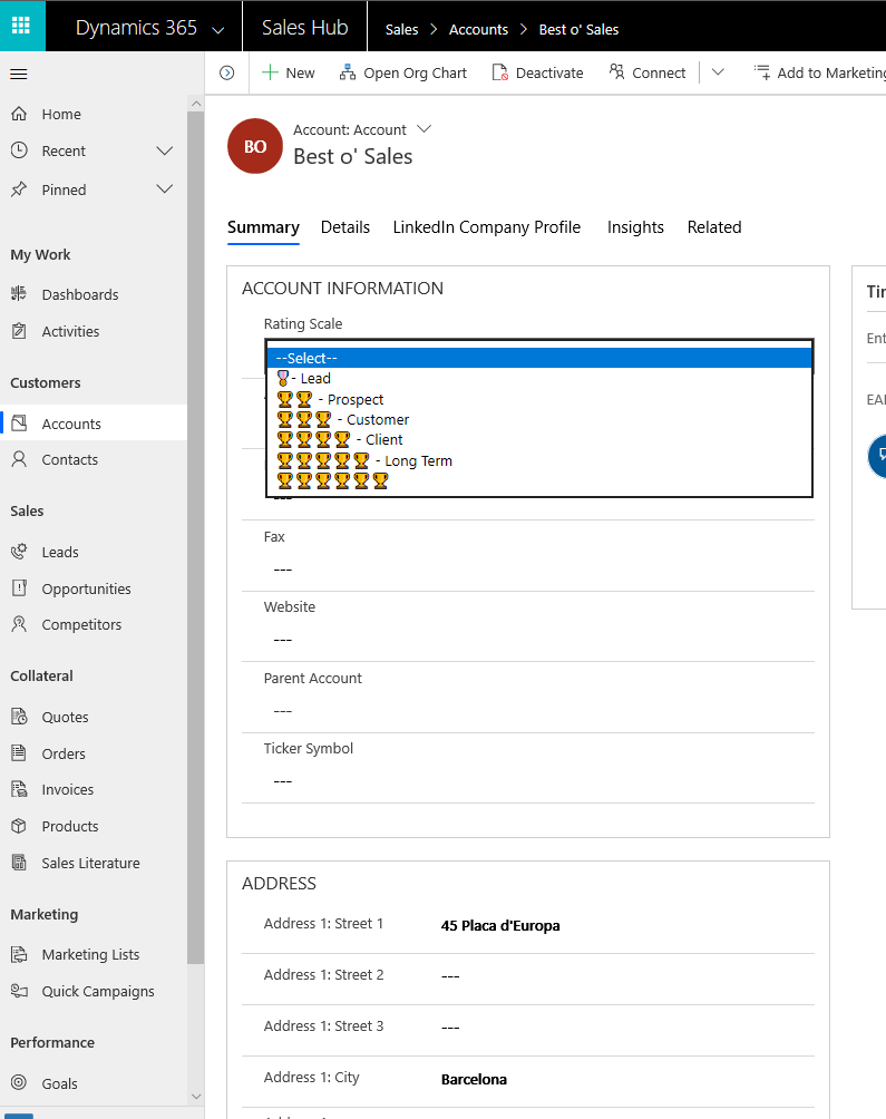 Assigning Images to Option Set Labels in Dynamics 365 CE | Steve's Site Innovation ...